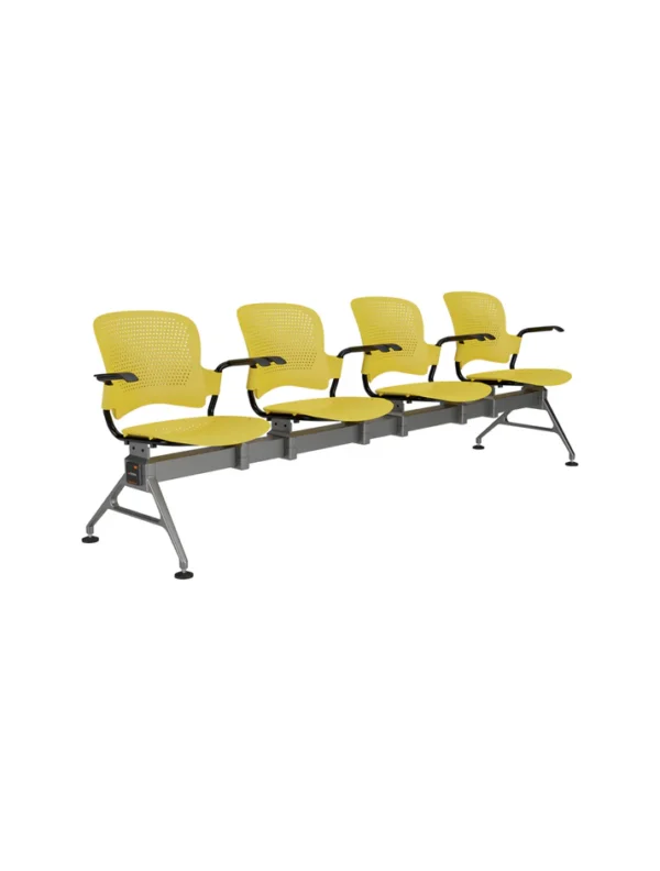 Venus Gang Chair 4 Seater | Tandem Chair - Syona Roots